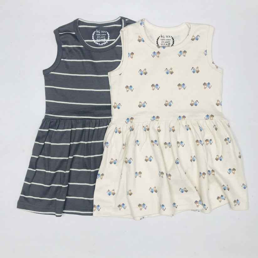 Breezy Bloom Kids Frock Pack of 2 – Thunipeedika